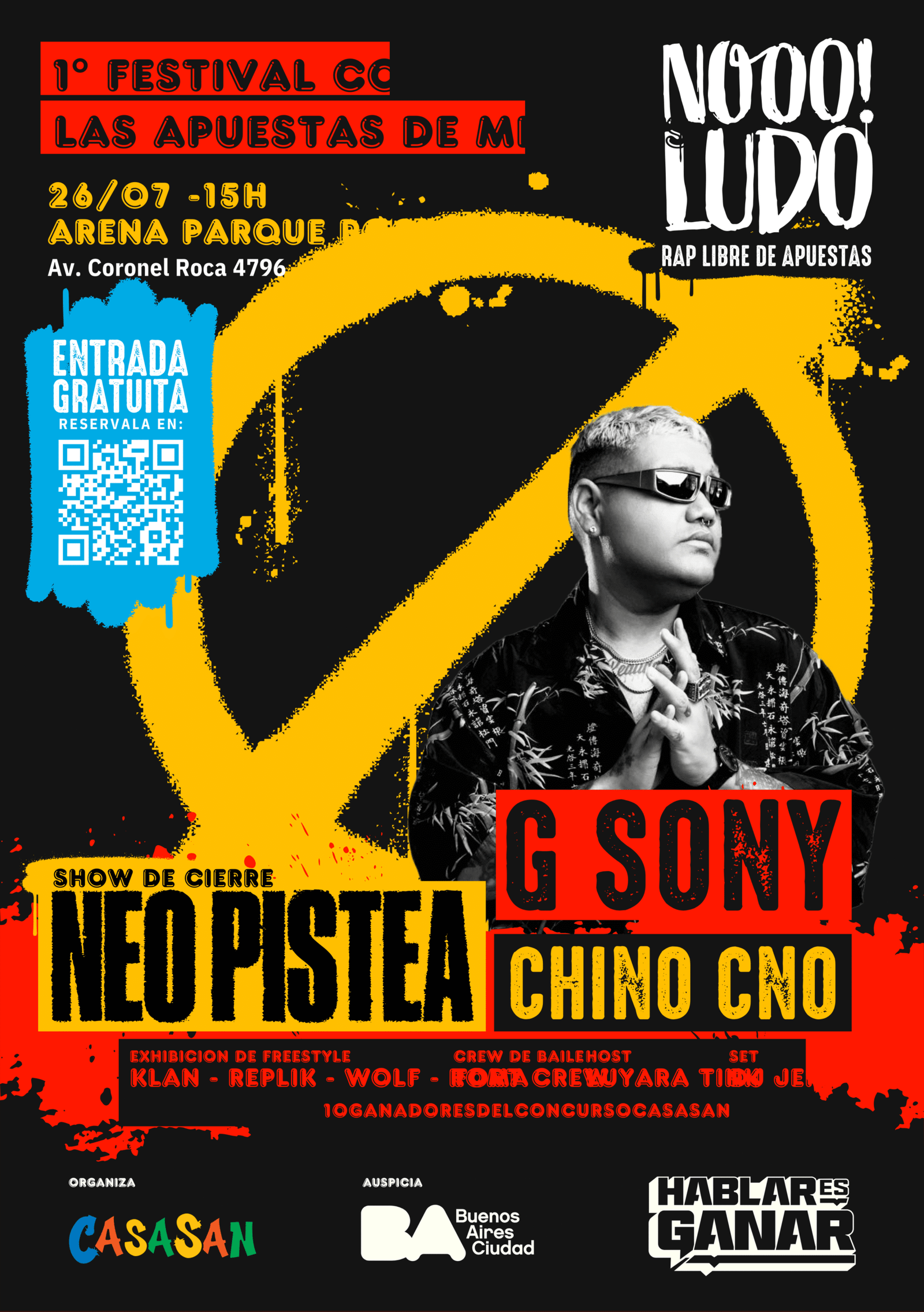 Llega a Parque Roca el primer festival musical contra las apuestas ...
